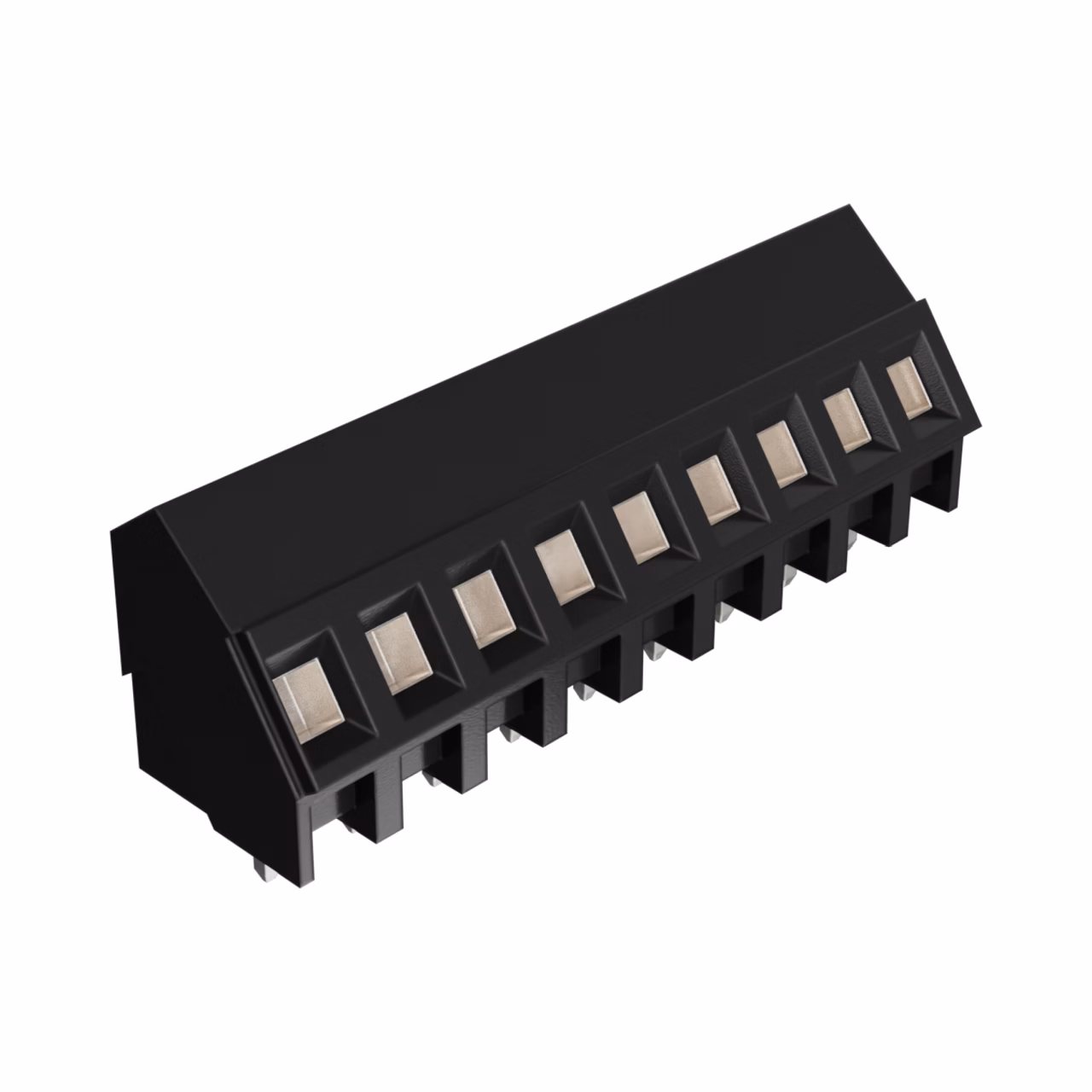 5.08mm Pitch Beau Eurostyle Low Profile, Fixed Block, 35° Wire Entry, Modular, 9 Circuits for sale