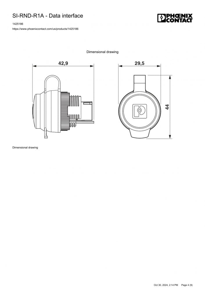 Phoenix Contact 1425186 technical document page 4