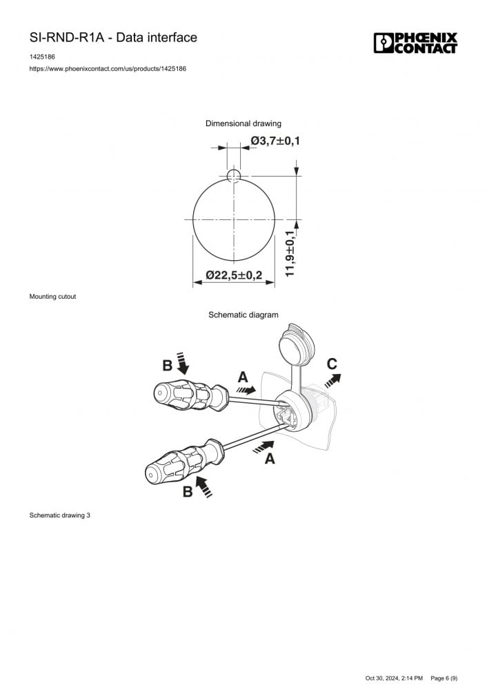 Phoenix Contact 1425186 technical document page 6