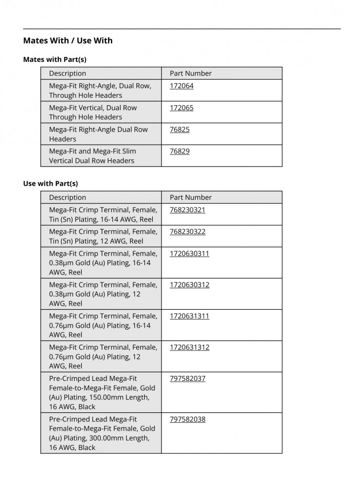 MOLEX 1700010112 document page 3
