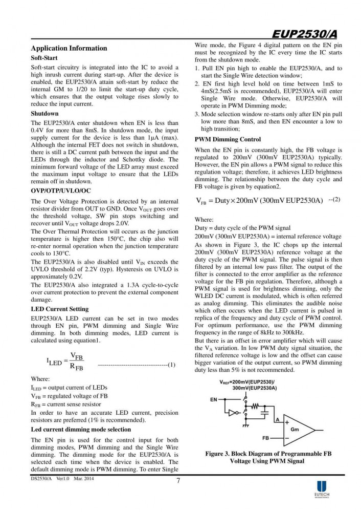 EUP2530VIR1 datasheet page 7