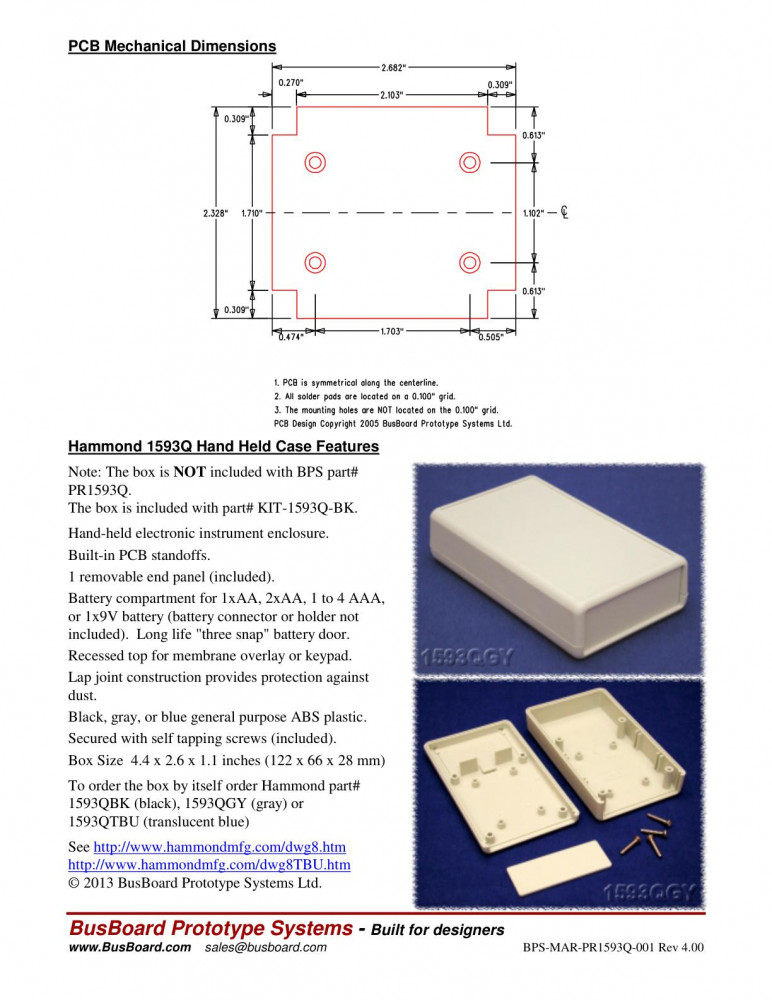 PR1593Q technical document image, page 2