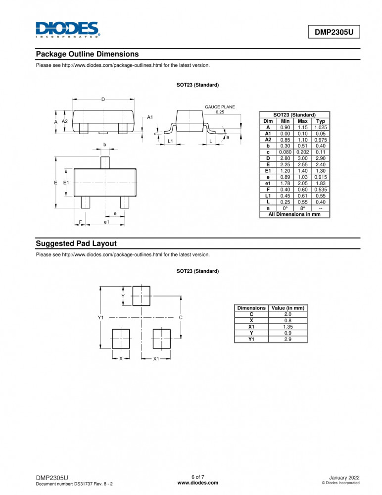DMP2305U-7 datasheet page 6
