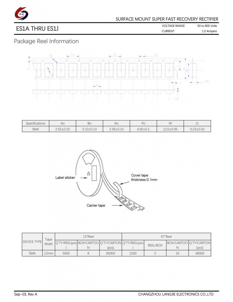 ES1J datasheet page 4
