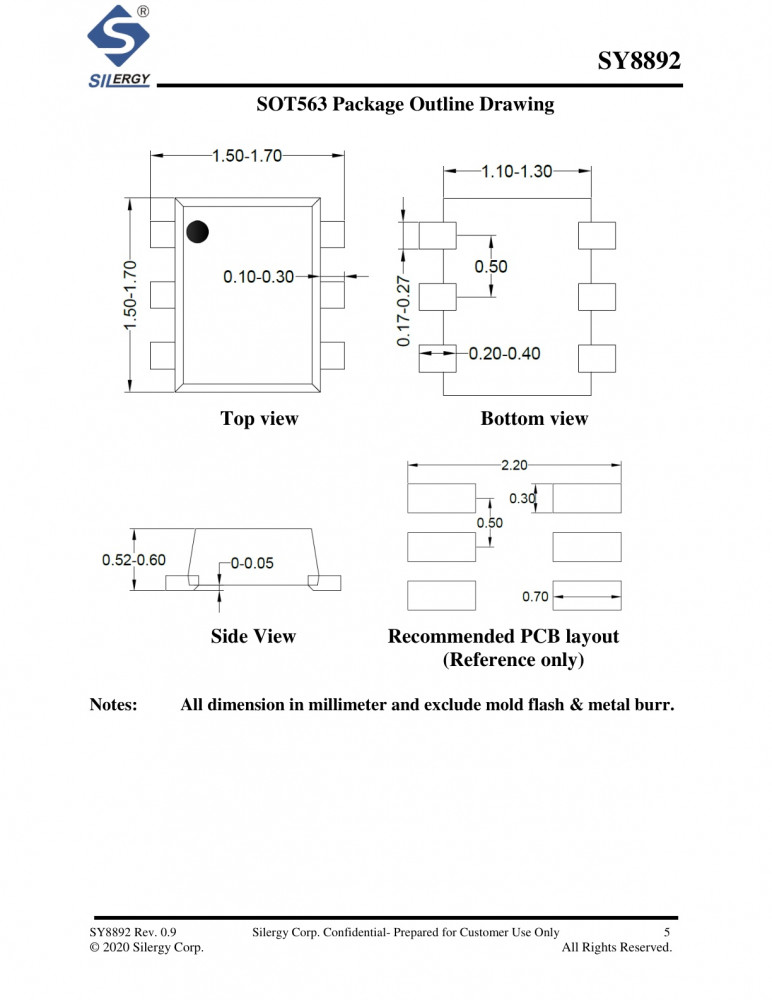 SY8892ARC datasheet page 5