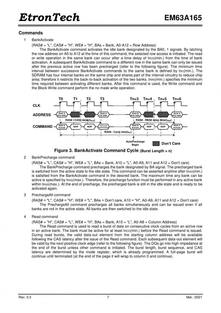 EM63A165 datasheet page 7