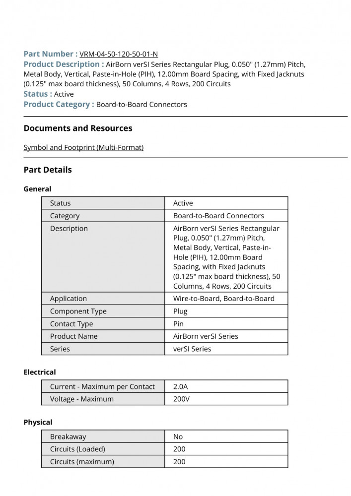 VRM-04-50-120-50-01-N technical document page 1