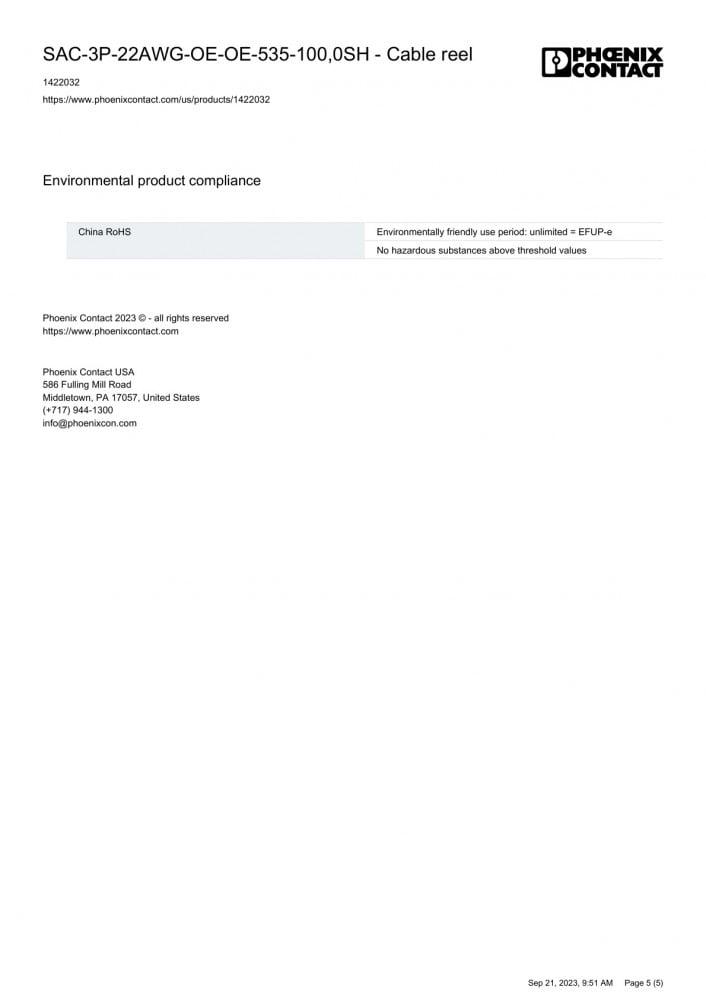 Phoenix Contact 1422032 document page 5