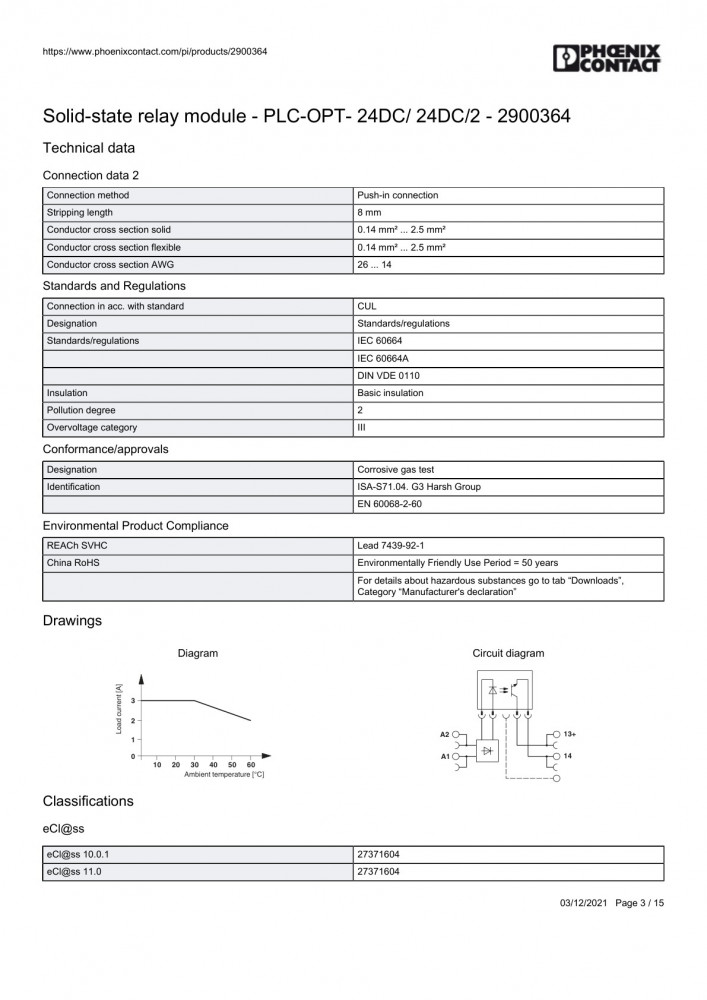 Phoenix Contact 2900364 technical document page 3
