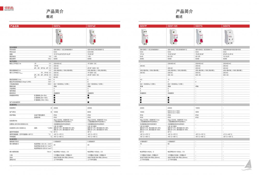 DZ47L425SC technical document page 1