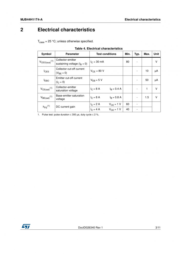 MJB44H11T4-A datasheet page 3