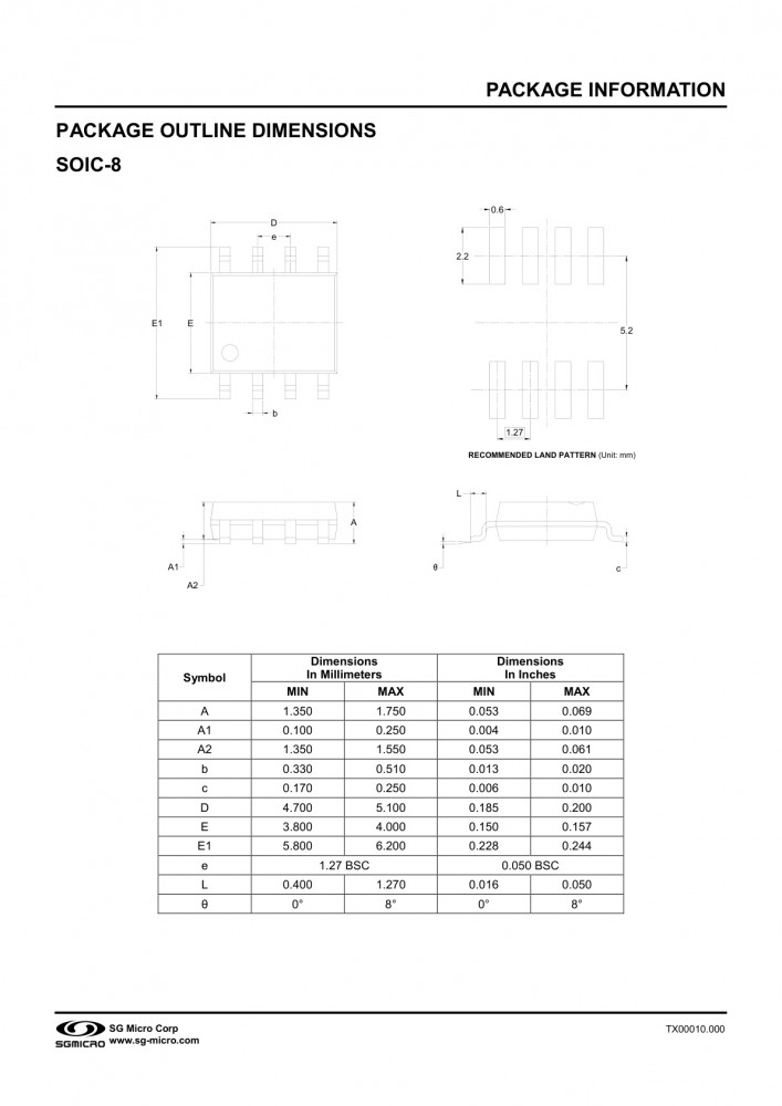 SGM8252AXS8G/TR datasheet page 10