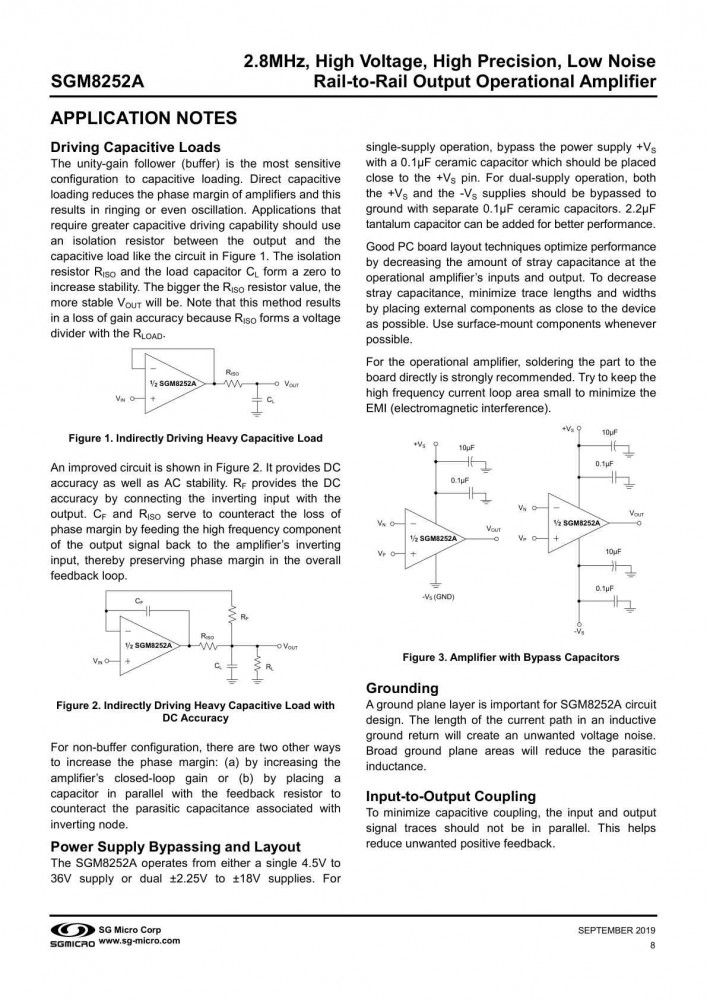 SGM8252AXS8G/TR datasheet page 8