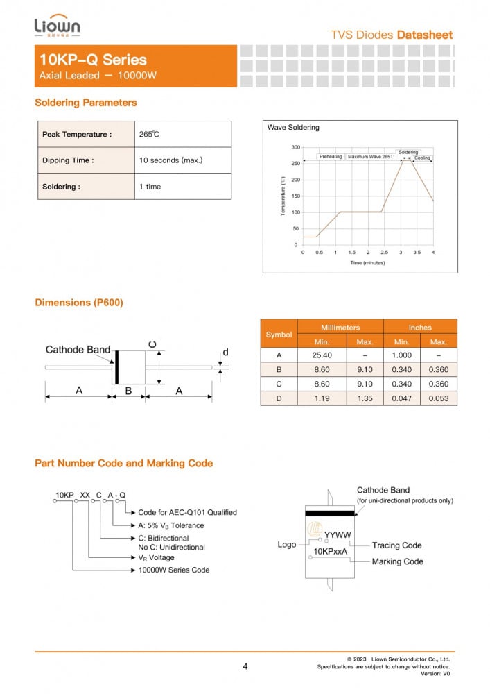 10KP33CA-Q datasheet page 4