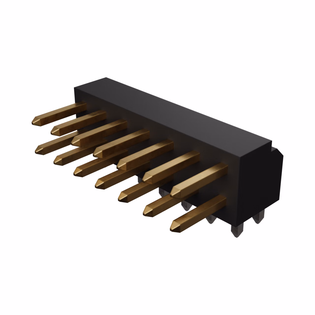 2.00mm Pitch Milli-Grid Header, Right-Angle, Through Hole, 14 Circuits, 0.05µm Gold (Au) Plating, Mating Pin Length 4.00mm, Tail Length 1.85mm, Tray, Lead-Free for sale