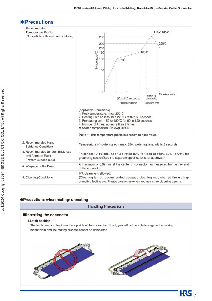 DF81 series datasheet page 7