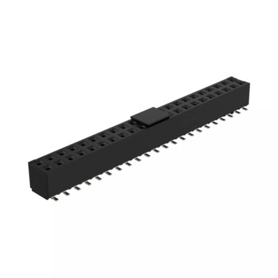 Milli-Grid Vertical Receptacle, 2.00mm Pitch, Dual Row, Surface Mount, Top/Bottom Entry, with Press-fit Plastic Pegs, Tube, 0.38µm Gold (Au) Plating, 20 Circuits, Lead-Free