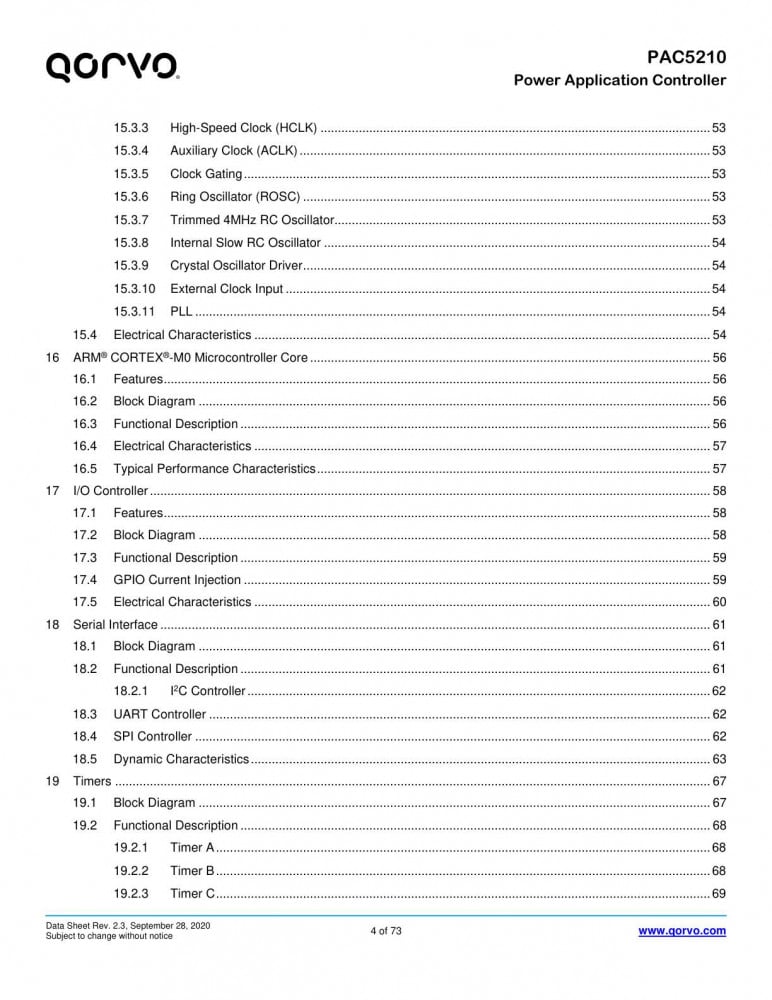 PAC5210QS datasheet page 4