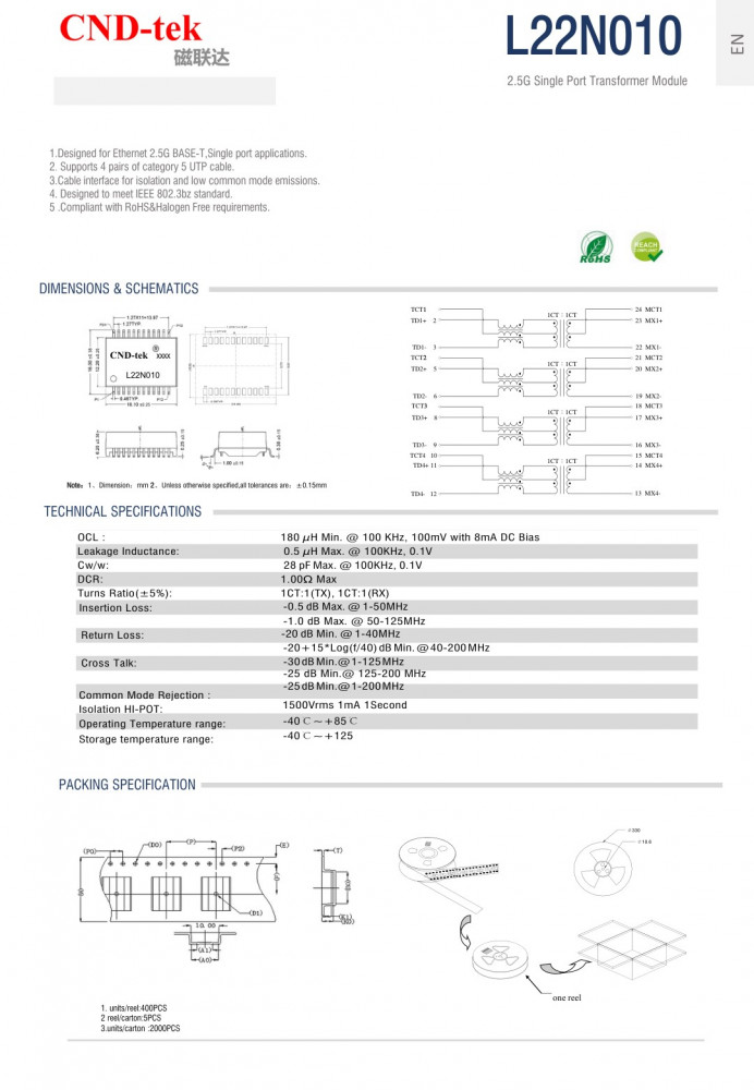 L22N010-CND technical document