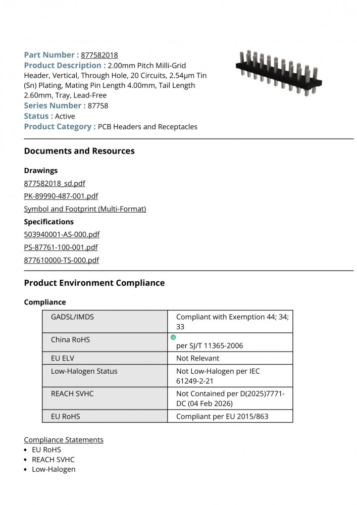 877582018 technical document preview, page 1