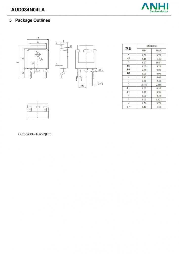 AUD034N04LA datasheet page 9