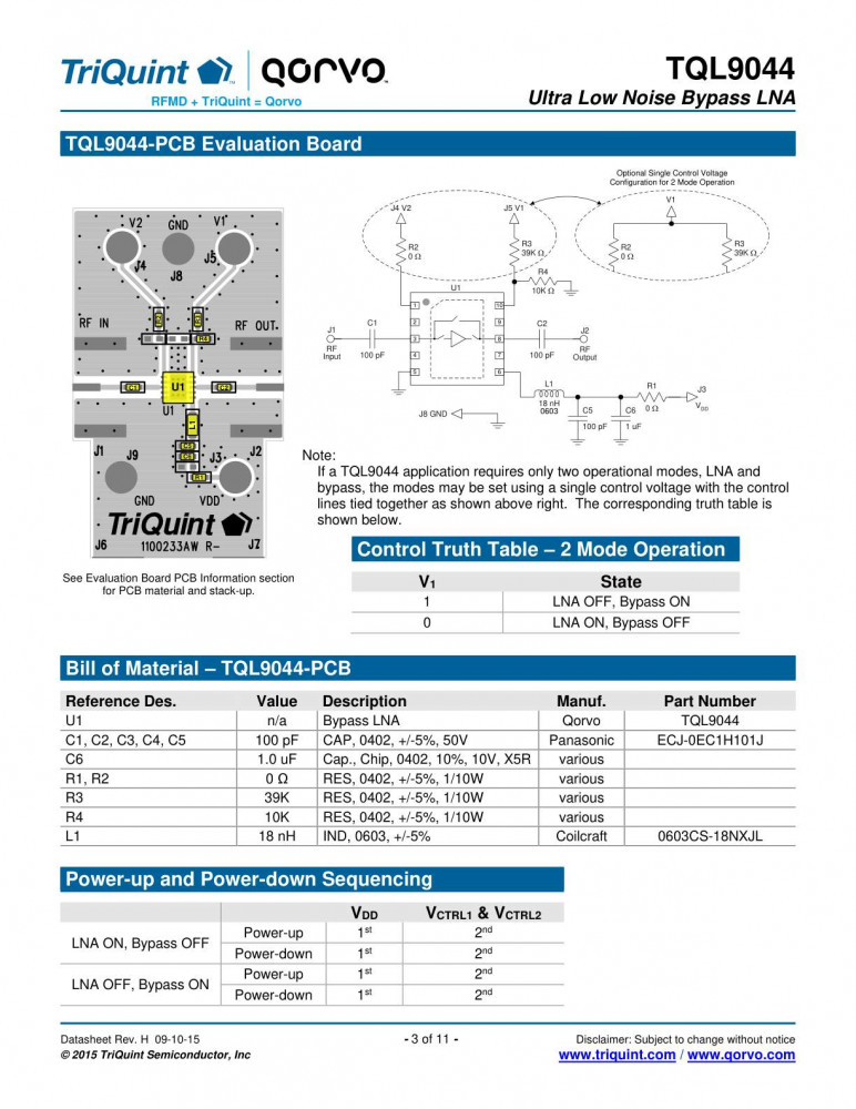 TQL9044 technical document page 3