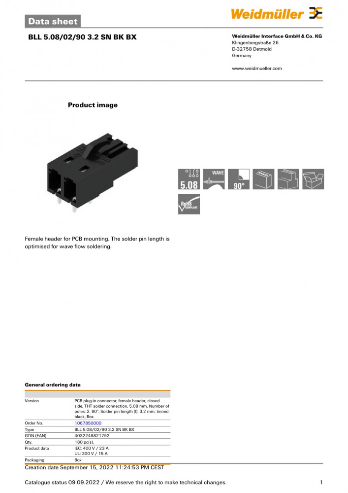 1067850000 product documentation page 1