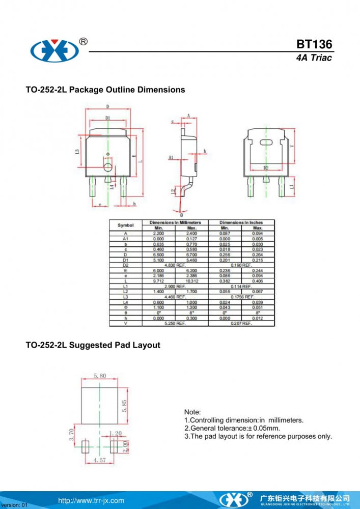 BT136 datasheet page 3
