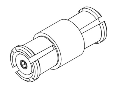 TNC Plug-to-SMA Jack, Between-Series Adapter, One Piece Per Bag, 50 Ohms