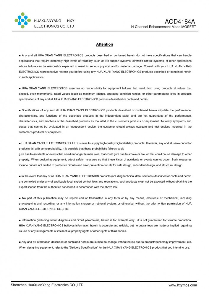 AOD4184A-HXY datasheet page 6