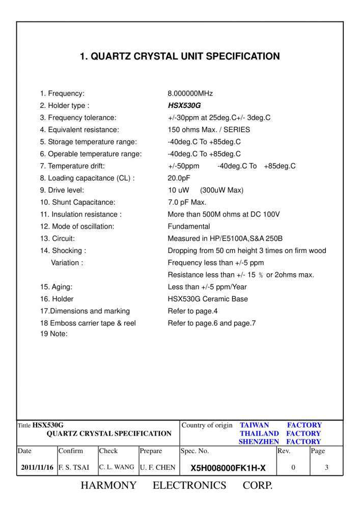 HELE X5H008000FK1H-X specification page 3