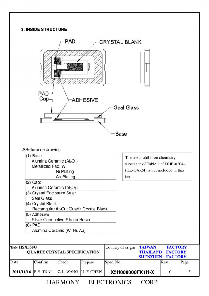 HELE X5H008000FK1H-X specification page 5