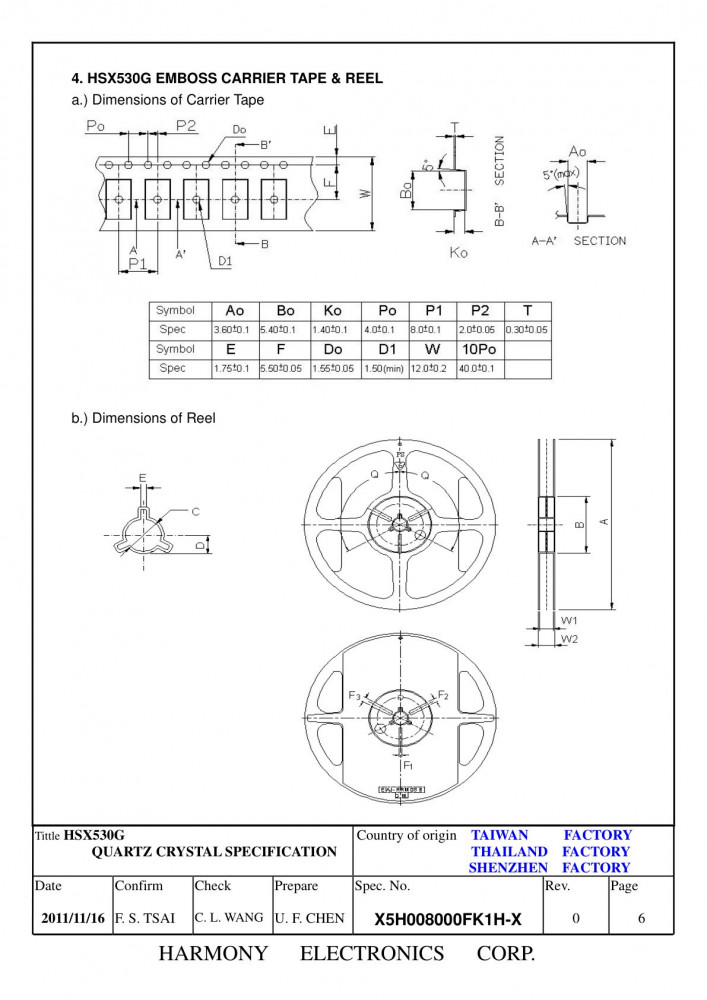 HELE X5H008000FK1H-X specification page 6