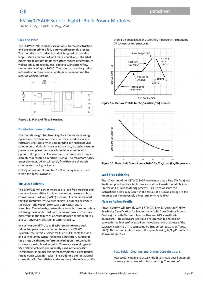 ESTW025A0F datasheet page 10