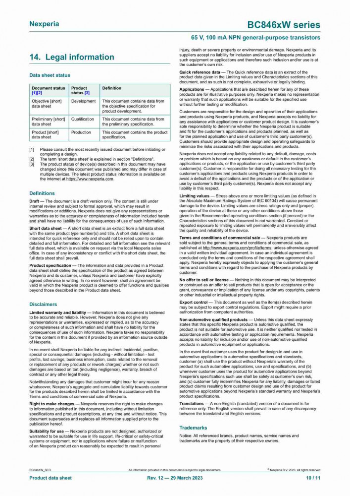 BC846B datasheet page 10