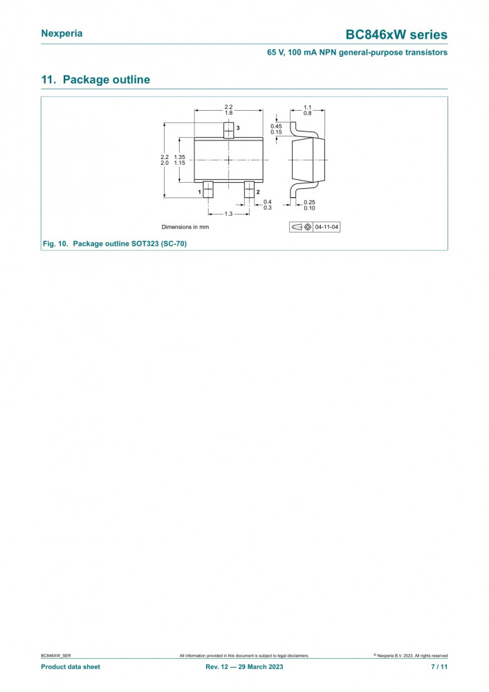 BC846B datasheet page 7