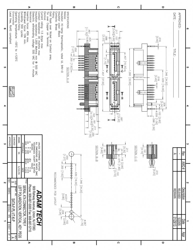 SATA-F-PL-VT-K-P product document image