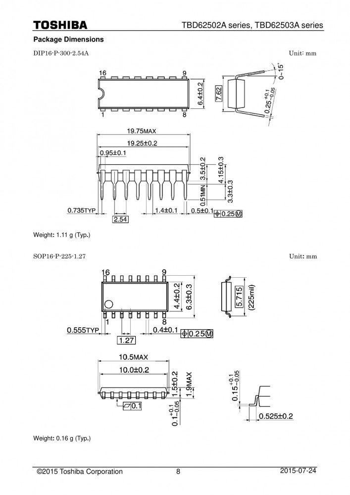 TBD62503A datasheet page 8