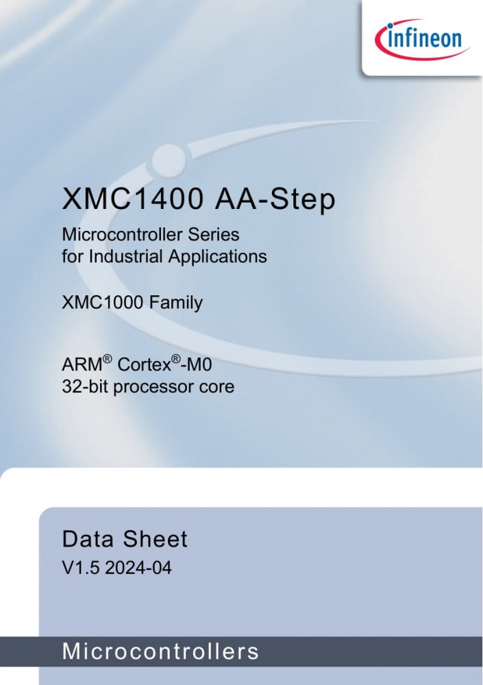 XMC1400 datasheet page 1
