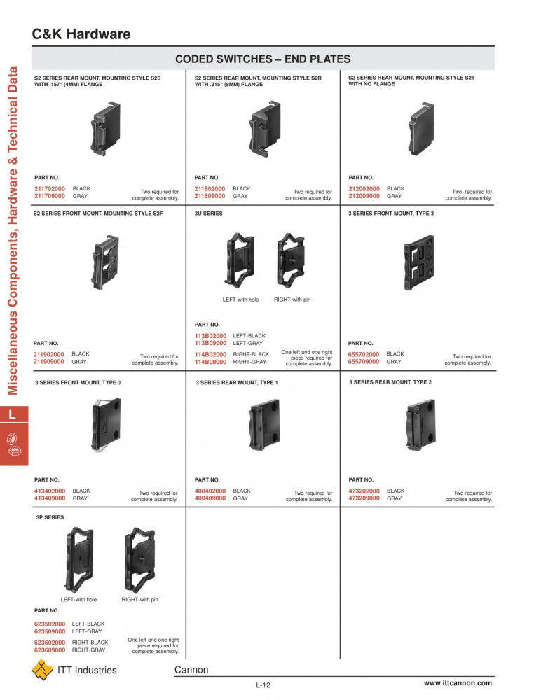 C&K technical document page 7