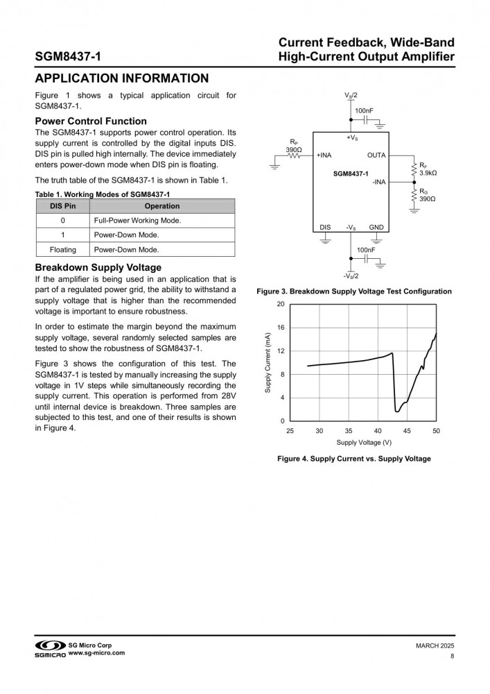 SGM8437-1 datasheet page 8