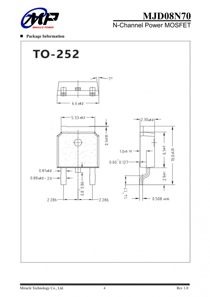 MJD08N70 datasheet page 4