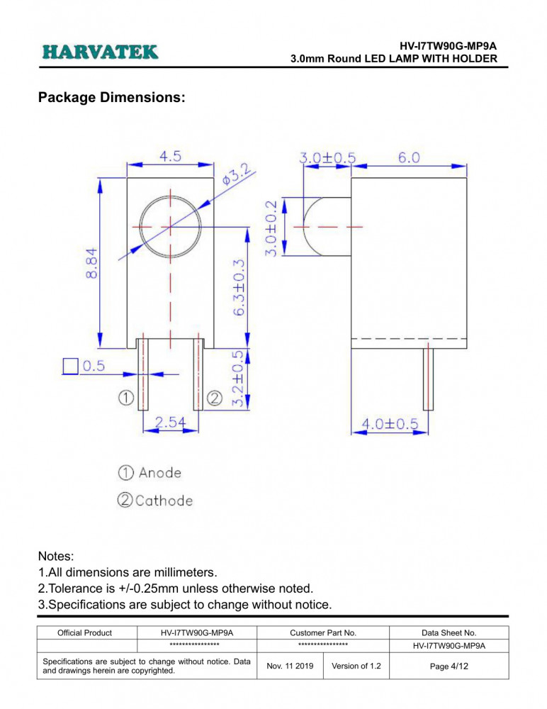 HV-I7TW90G-MP9A datasheet page 4