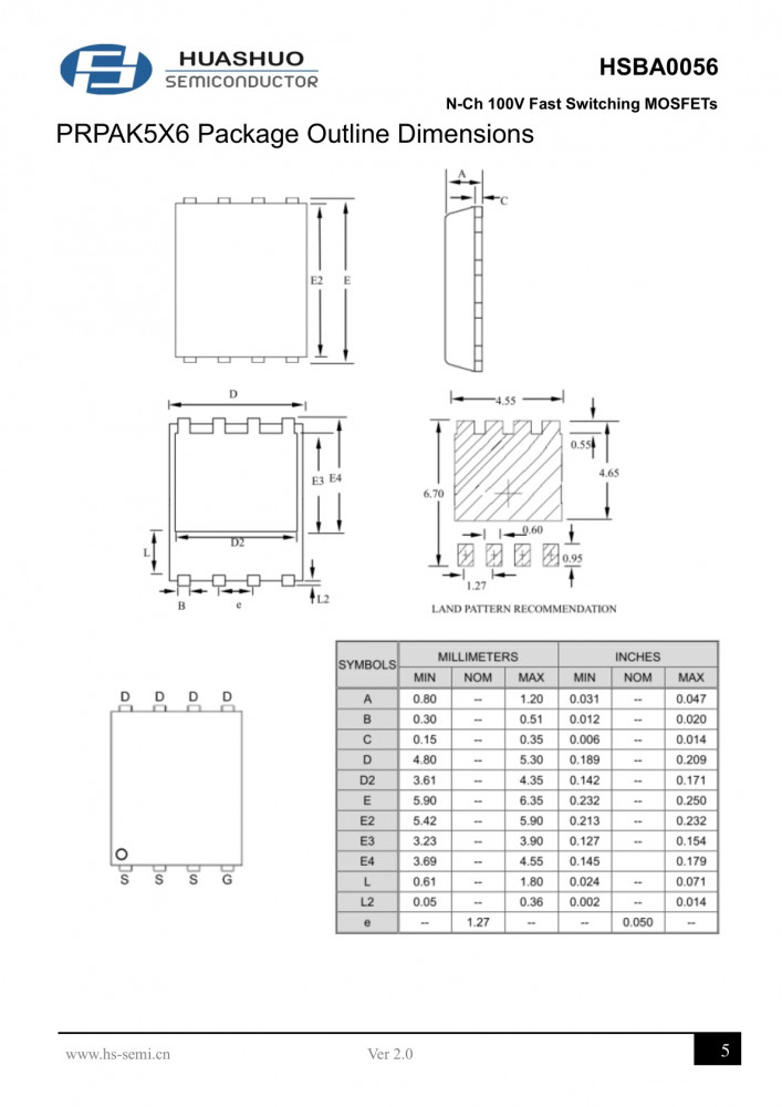 HSBA0056 datasheet page 5