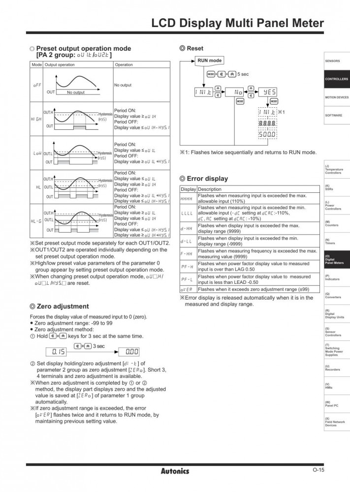 MX4W Series technical document page 10