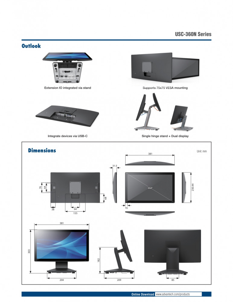 USC-360N documentation page 2
