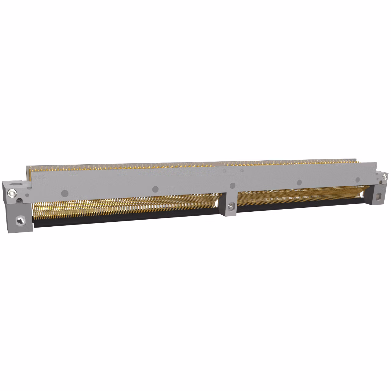 AirBorn R Series, Rectangular Card-Edge Board Mount Plug, Plastic Body, 6 Rows, 0.075
