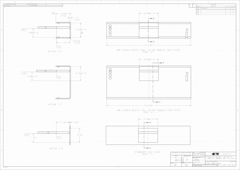 TE Connectivity 1888250 drawing page 3