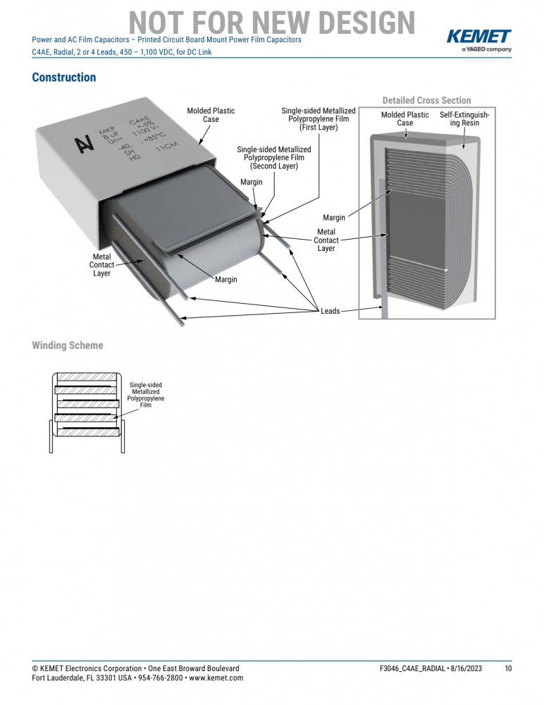 KEMET C4AE datasheet page 10