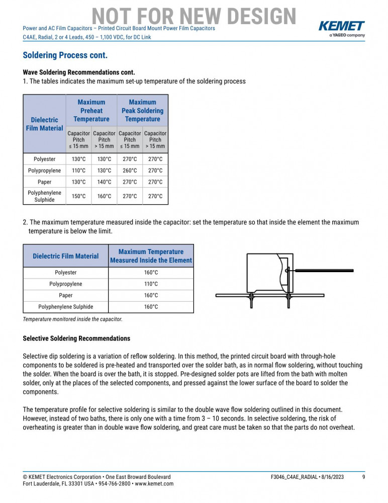 KEMET C4AE datasheet page 9